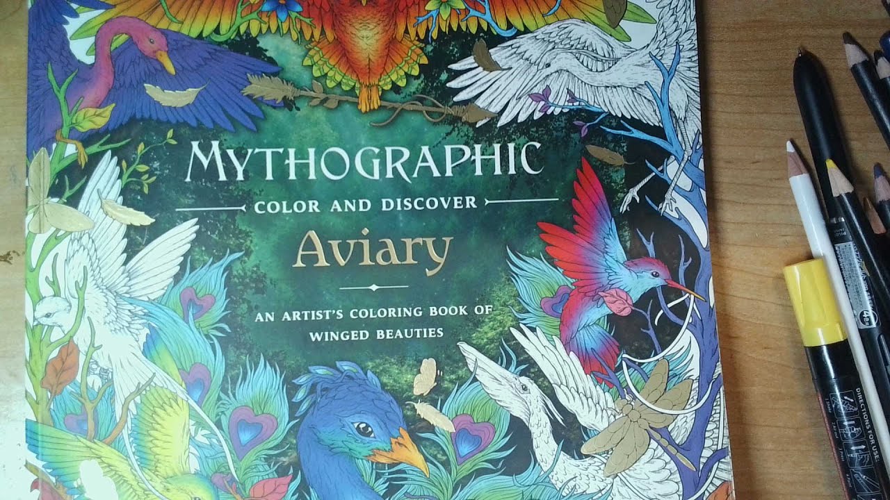 #MusicNoTalk Mythographic Aviary Coloring #2 Owl (1) - YouTube
