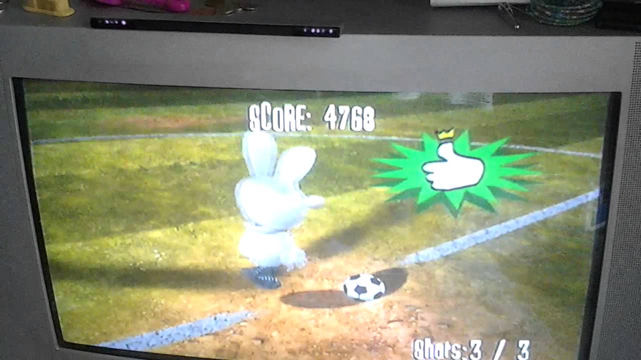Rayman raving rabbids- bunnies can't play soccer - YouTube