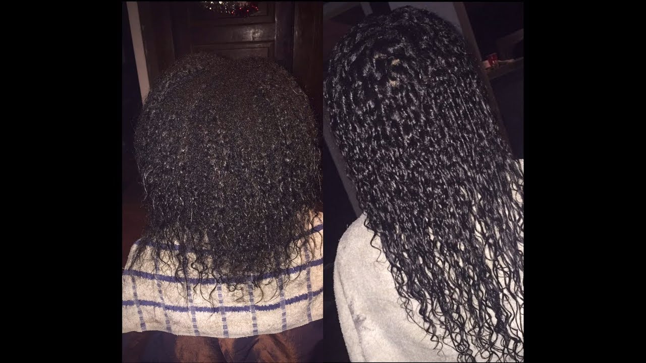 Curly Perm On Natural Hair | Raven Unique - YouTube