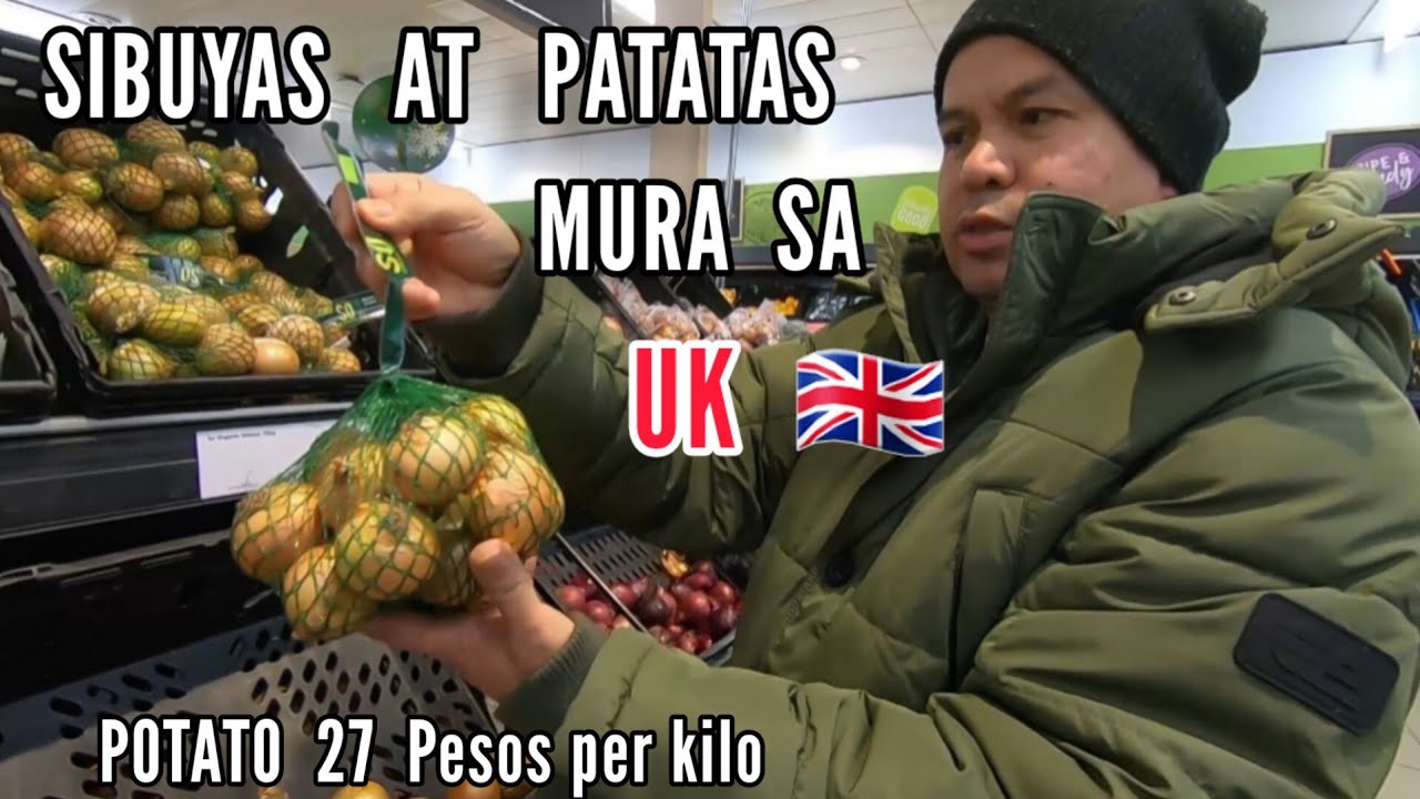 ONION at POTATO mura ang PRESYO sa UK | Bimbo Cornejo Vlogs - YouTube