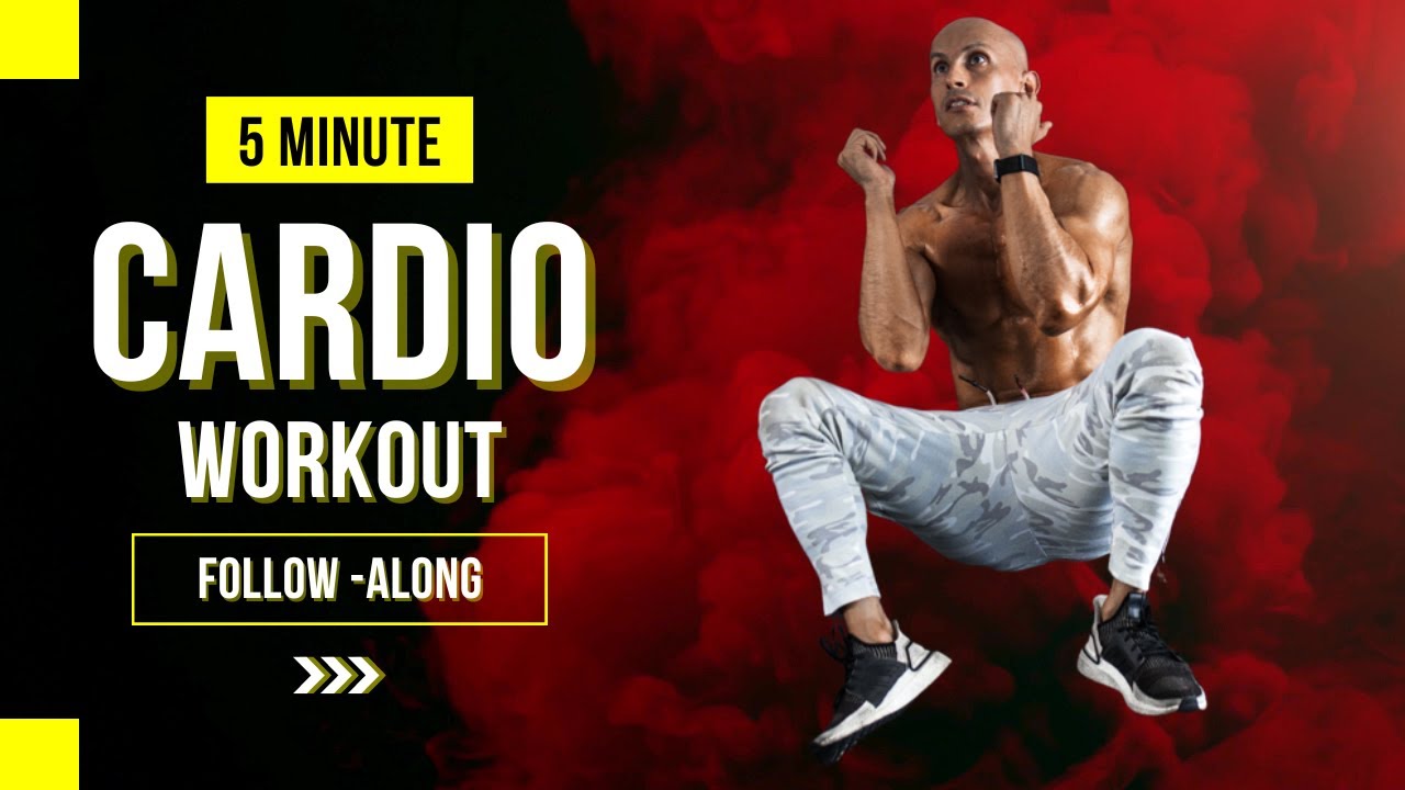 5 Minute Quick Cardio Workout - YouTube