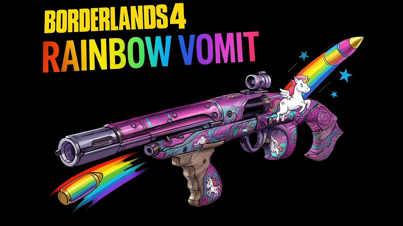 Borderlands 4 - Best Elemental Shotgun | Terrifying Rainbow Vomit - YouTube