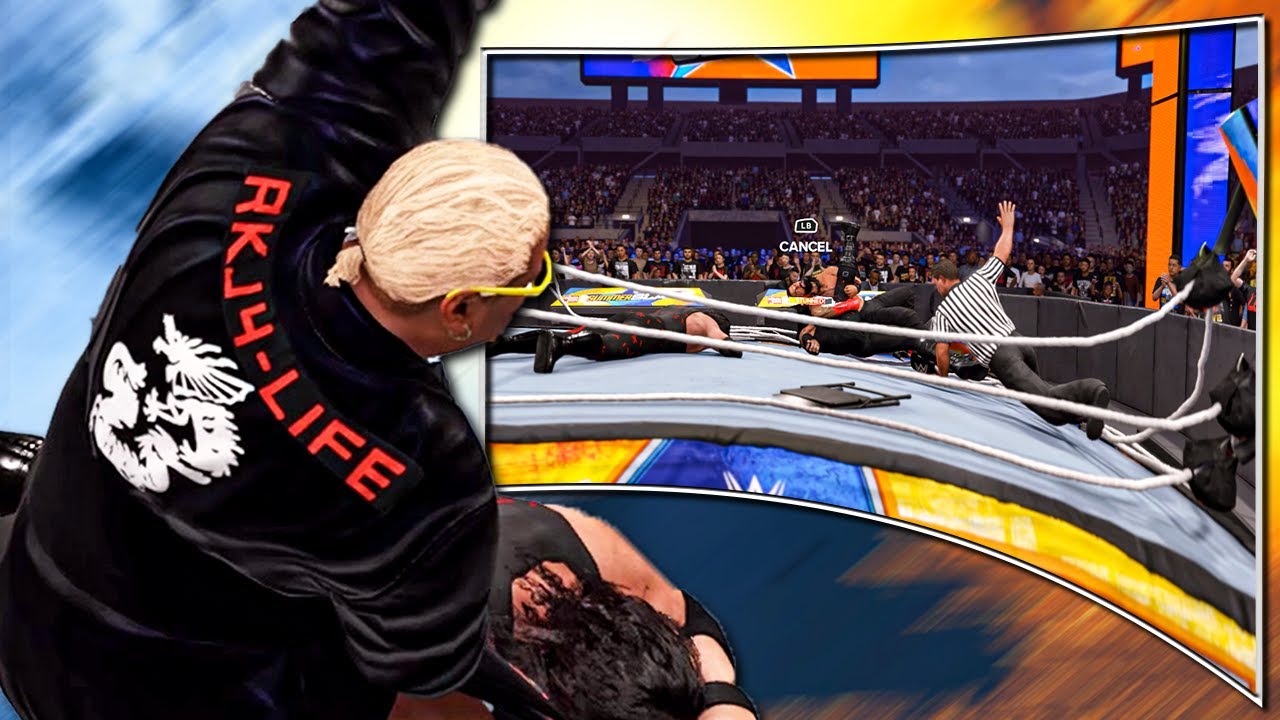 NEW Ring Break GLITCH in WWE 2K24! (Highlights + Funny Moments) - YouTube
