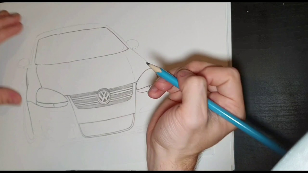 Drawing my Jetta | Part 1 - YouTube