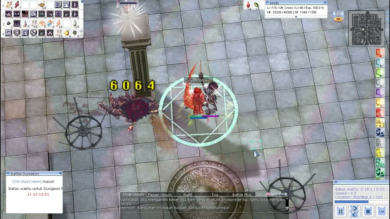 GX Guillotine Cross Critical Build All Skill - YouTube
