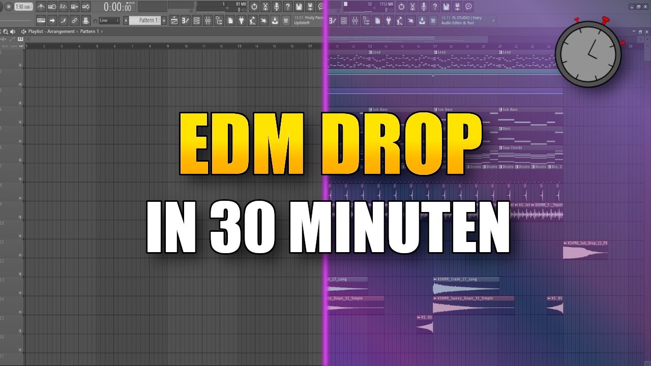 EDM Festival Drop in 30 Minuten produzieren - YouTube