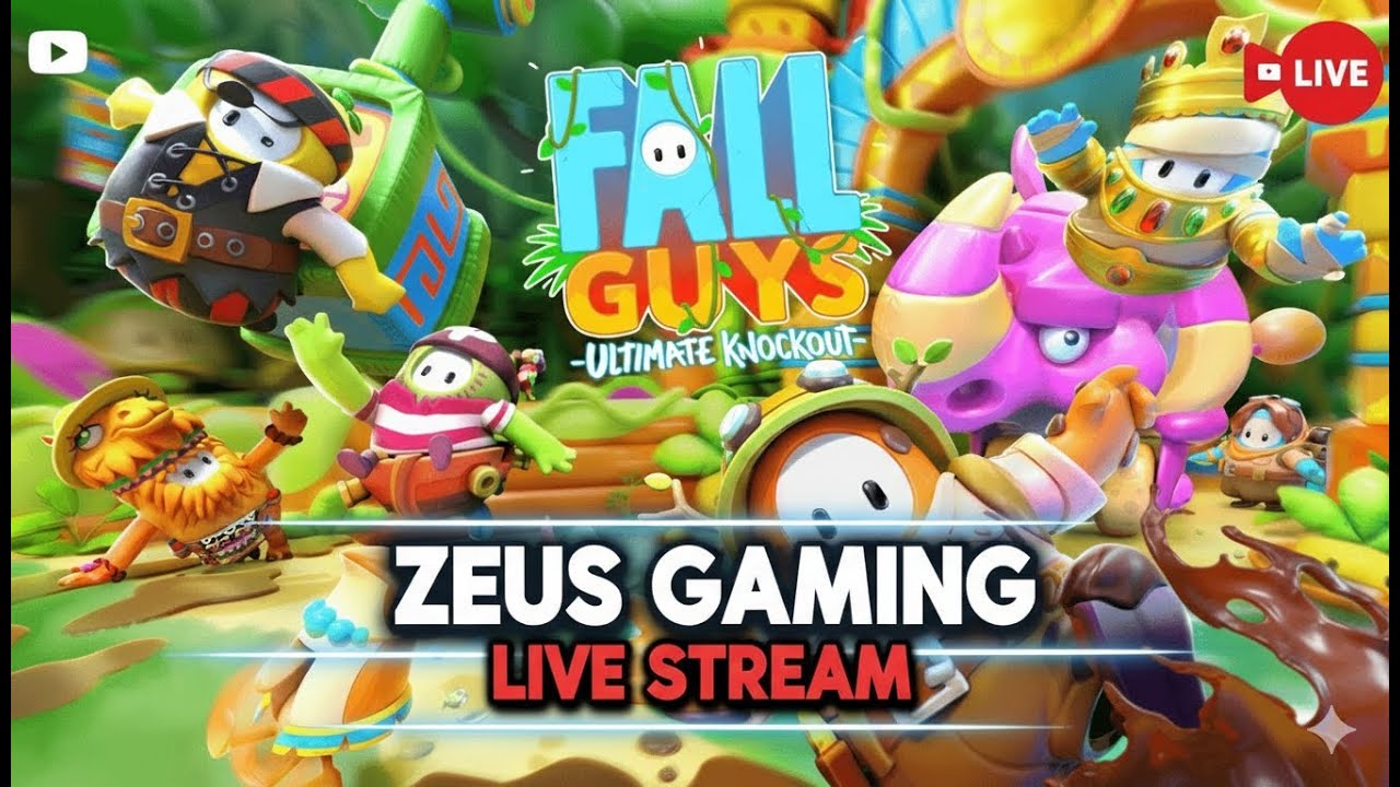 The Crowd Is Winning Lets Win The Crown Fall Guys | ZEUS IS LIVE 🔴 ...