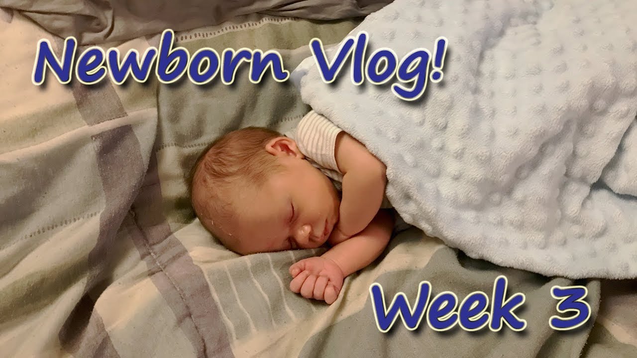 Week 3 Newborn Vlog | Sleep Routine - YouTube