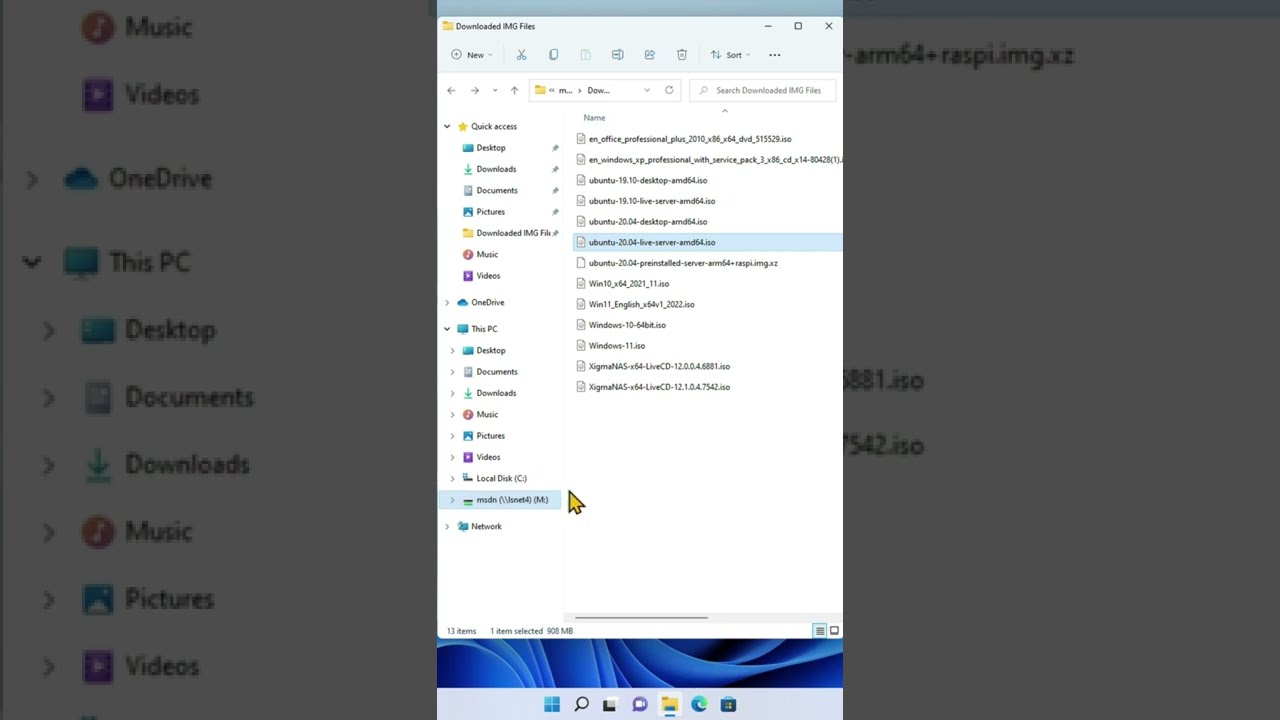 How To Mount An Iso File As A Disk On Windows 11 And Windows 10 Shorts