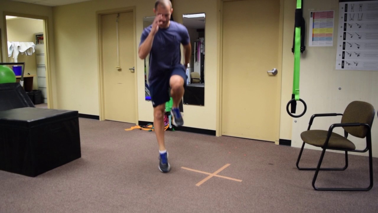 Single Leg Repetitive Jumps - YouTube