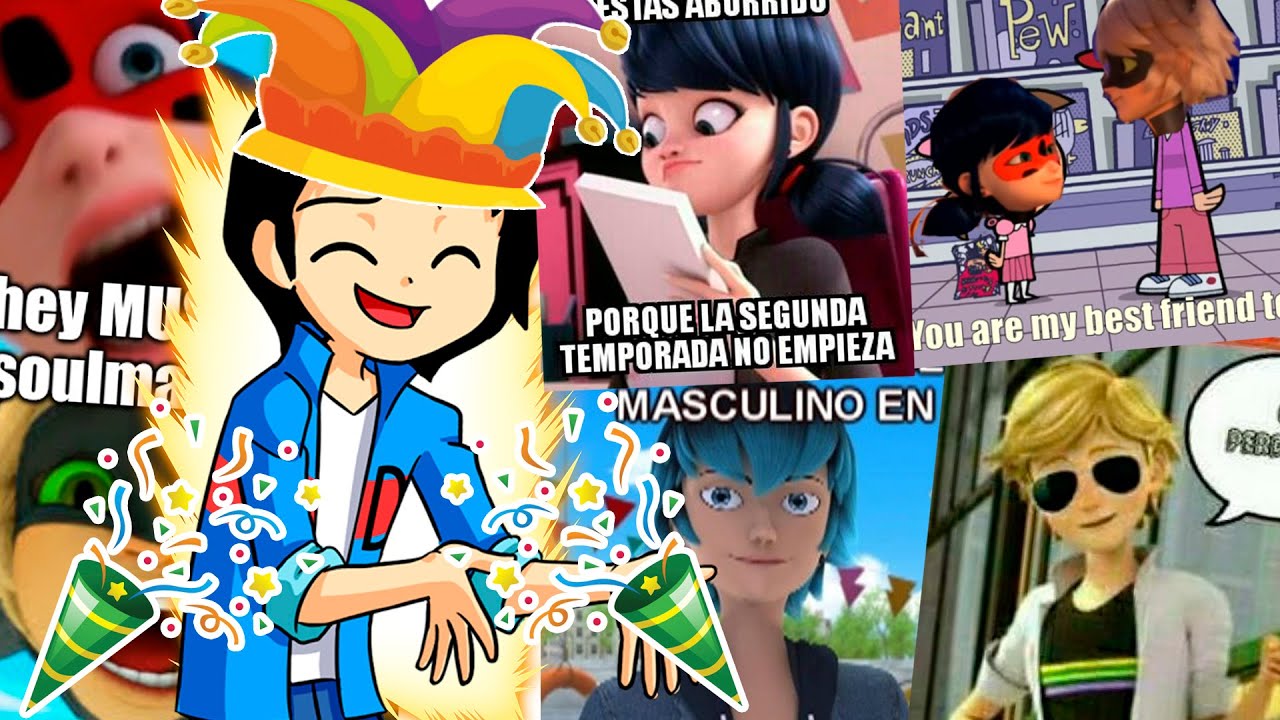 30 MINUTOS de los MEJORES MEMES de MIRACULOUS LADYBUG - YouTube