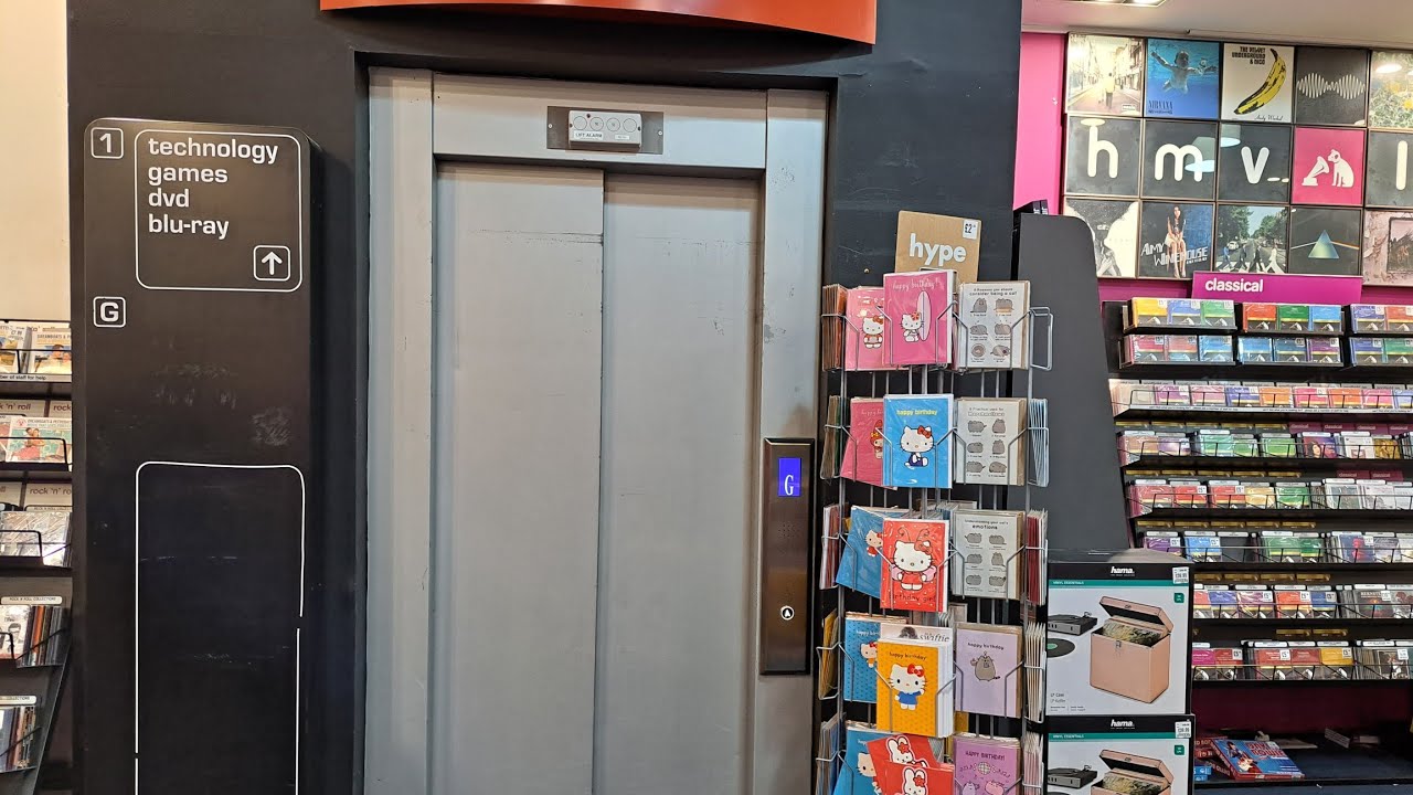 Depressing Old KONE MonoSpace Lift Modernised By TEC LIFTS At HMV In ...