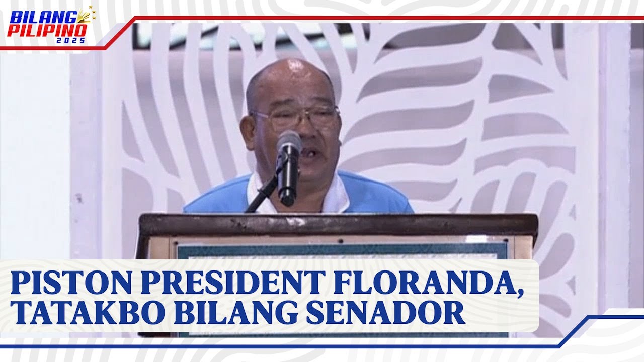 PISTON President Mody Floranda, tatakbong senador; planong ibasura ang ...