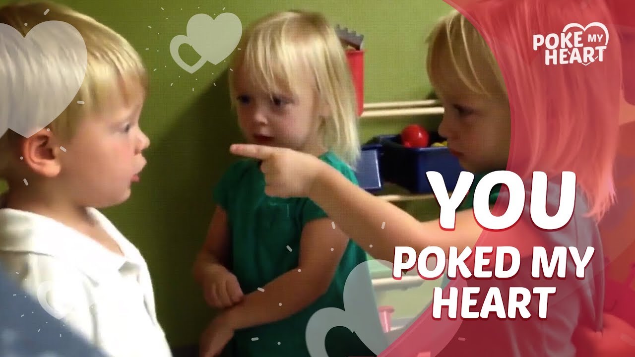 Kid Gets Poked By Sister - YouTube