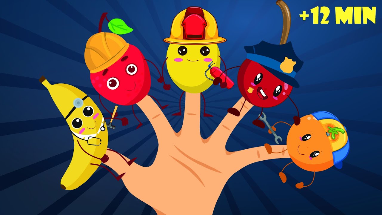 Boo-boo Finger Family Jobs | Kids Song - YouTube