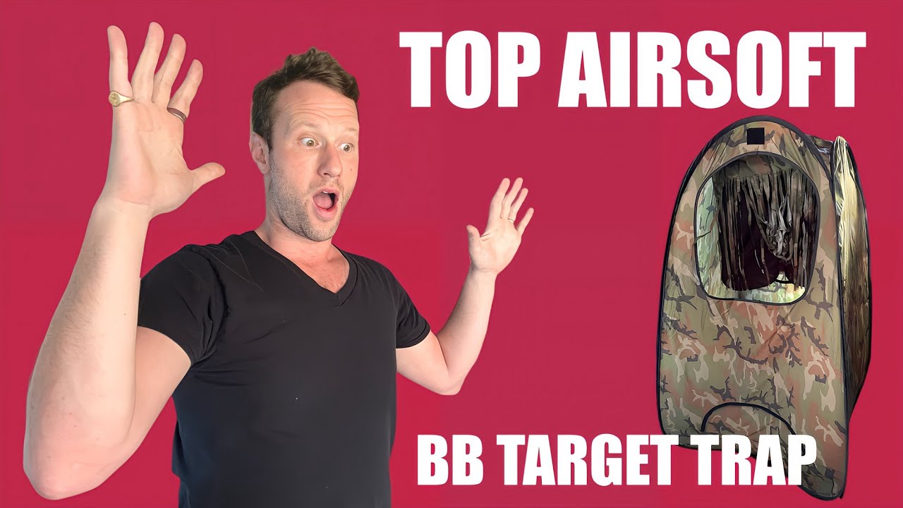 TOP Airsoft BB Target Trap Tent! The Ultimate BB Catcher!! - YouTube