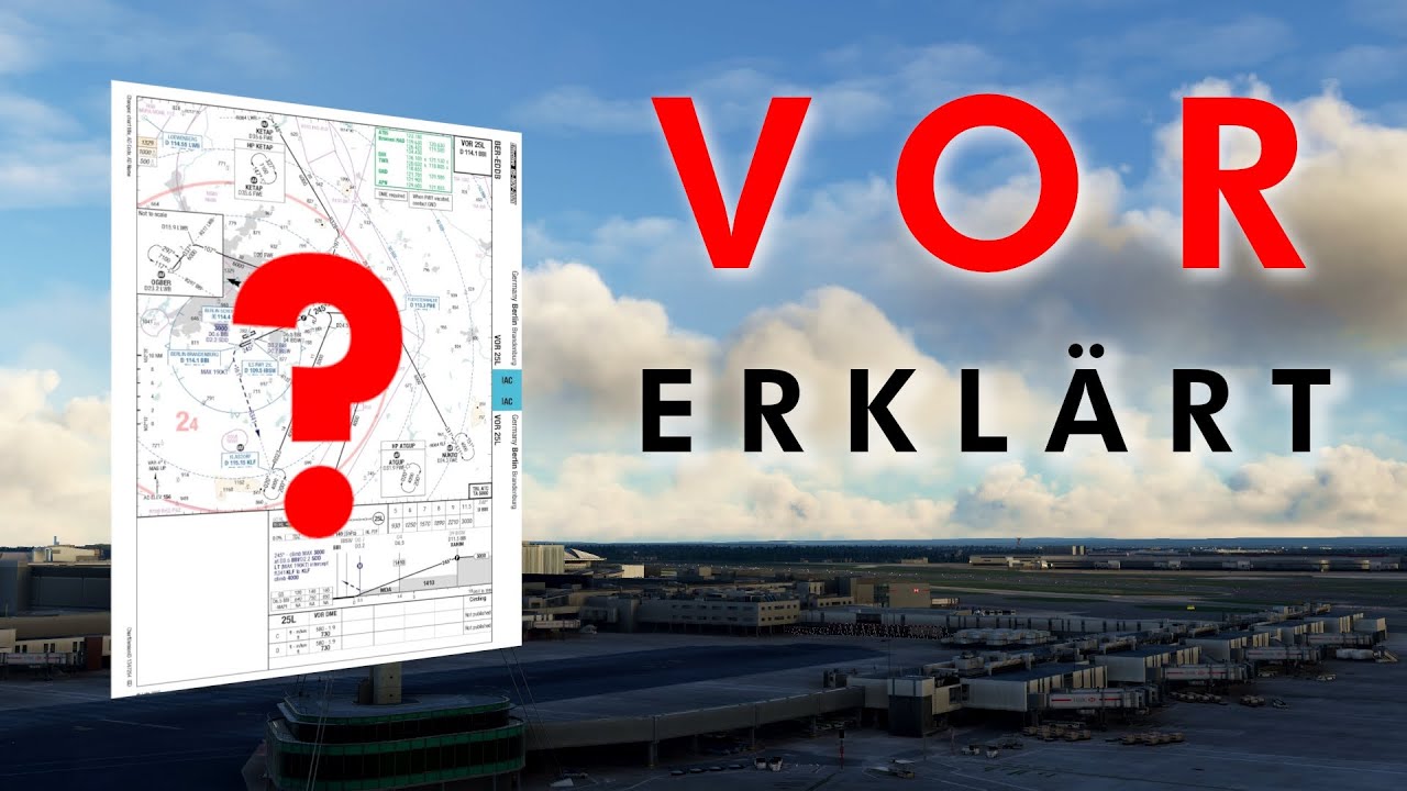 VOR-Anflug für 737, A320, A310 & ATR! 🛬 - Anflüge praktisch erklärt ...