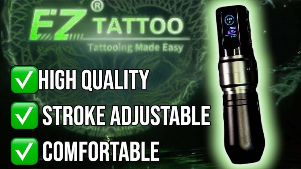 EZ P3 Pro: The Ultimate Tattoo Machine? Review - YouTube