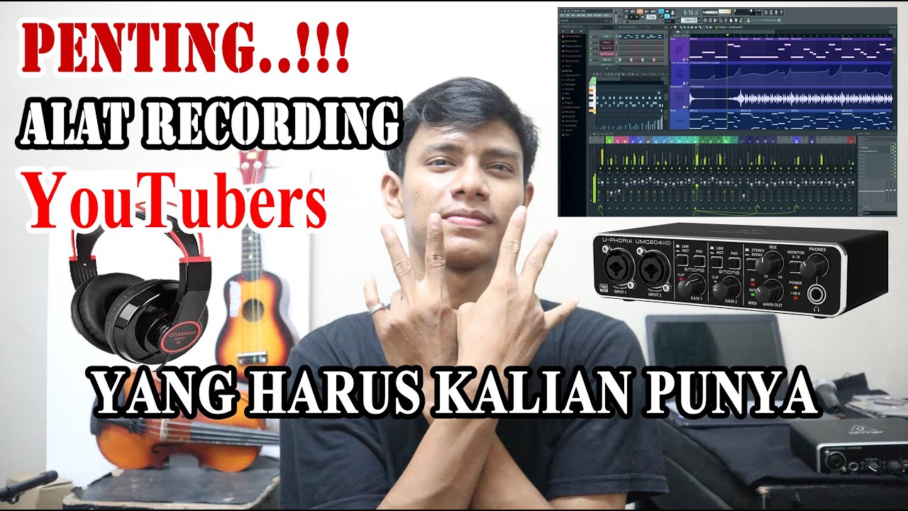 Alat Recording Pemula ( alat cover lagu ) PENTING.. !!!! - YouTube