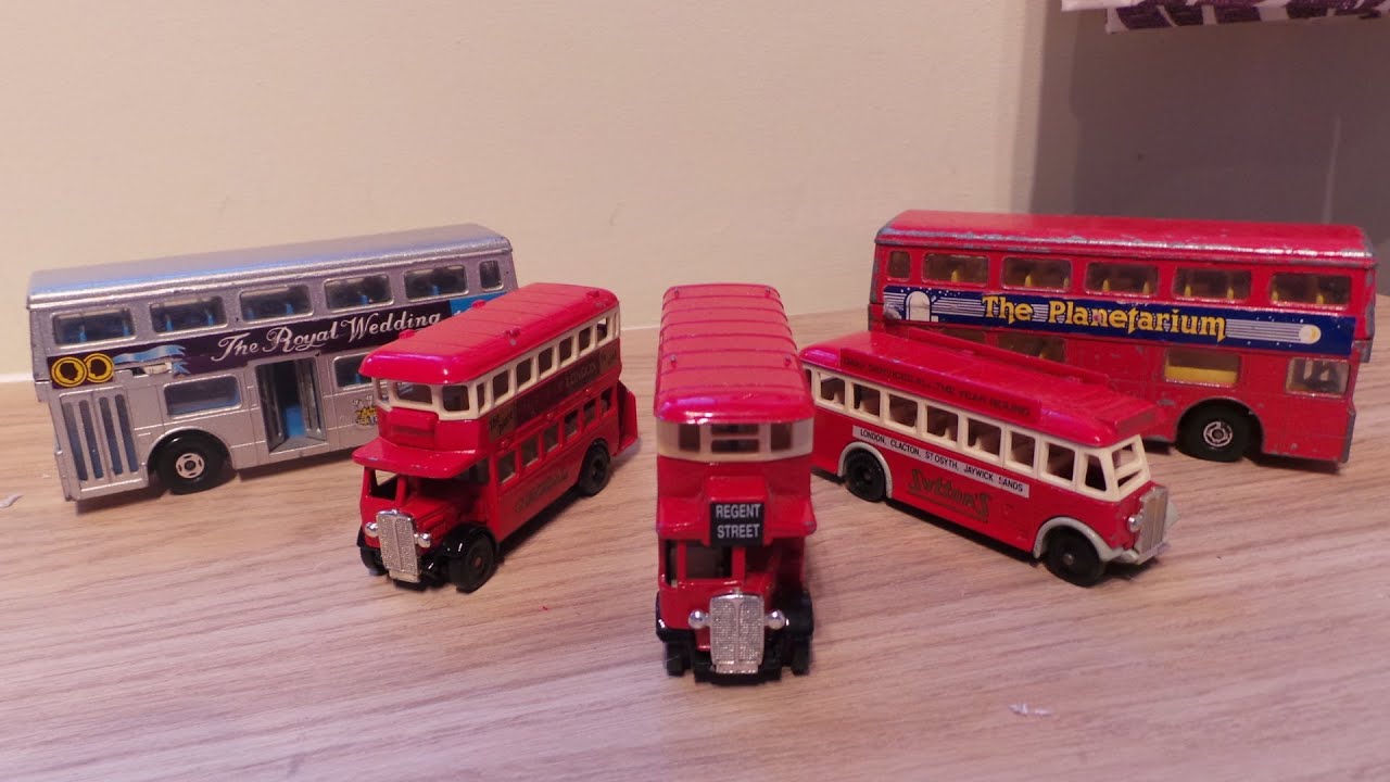 TOP 5 MODEL LONDON BUS DIE-CAST TOY COLLECTION - YouTube