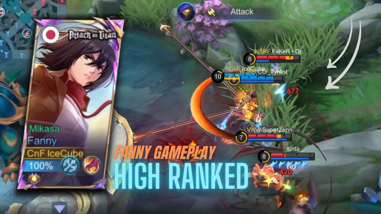 HIGH RANKED FANNY MATCHMAKING GAMEPLAY | FANNY RANKED MLBB - YouTube