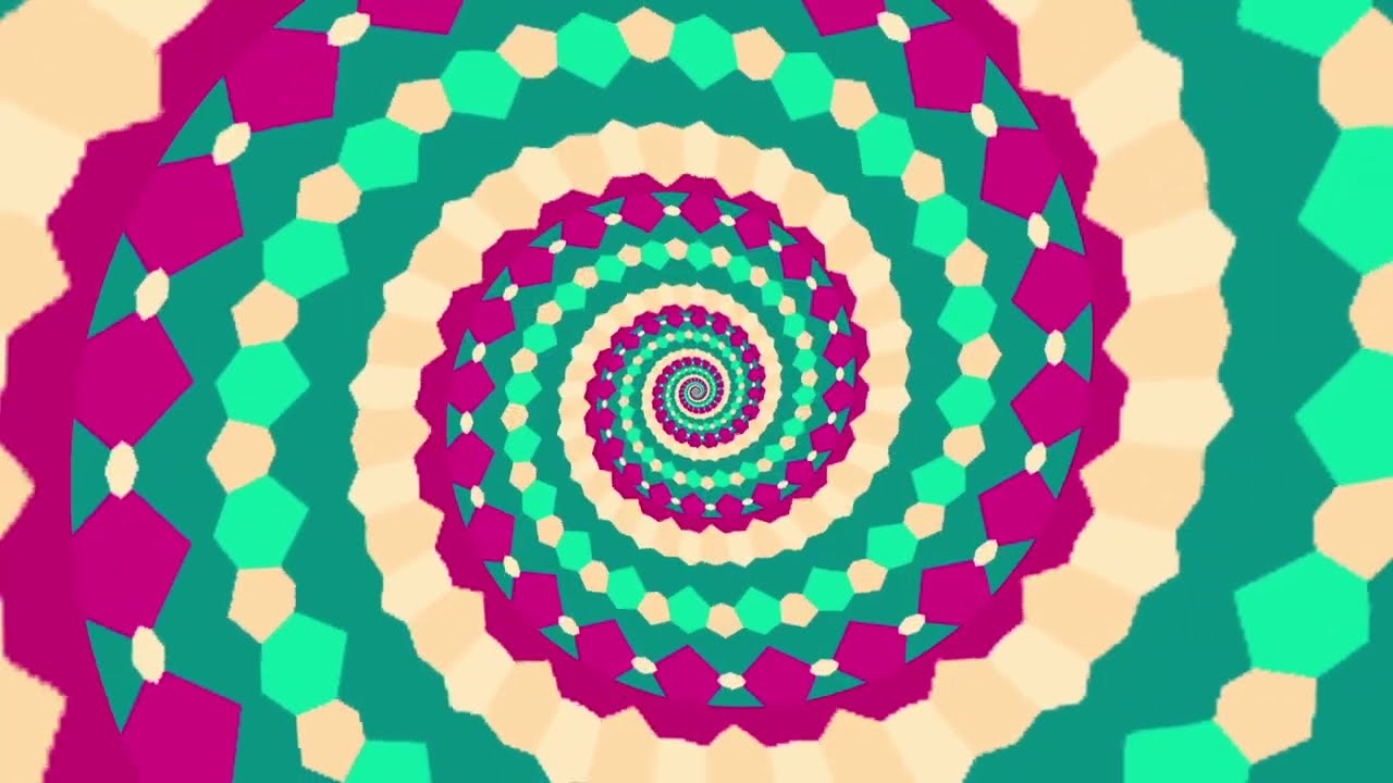 Colorful Psychedelic Spiral Animations, Groovy Trippy Chill Ambient ...