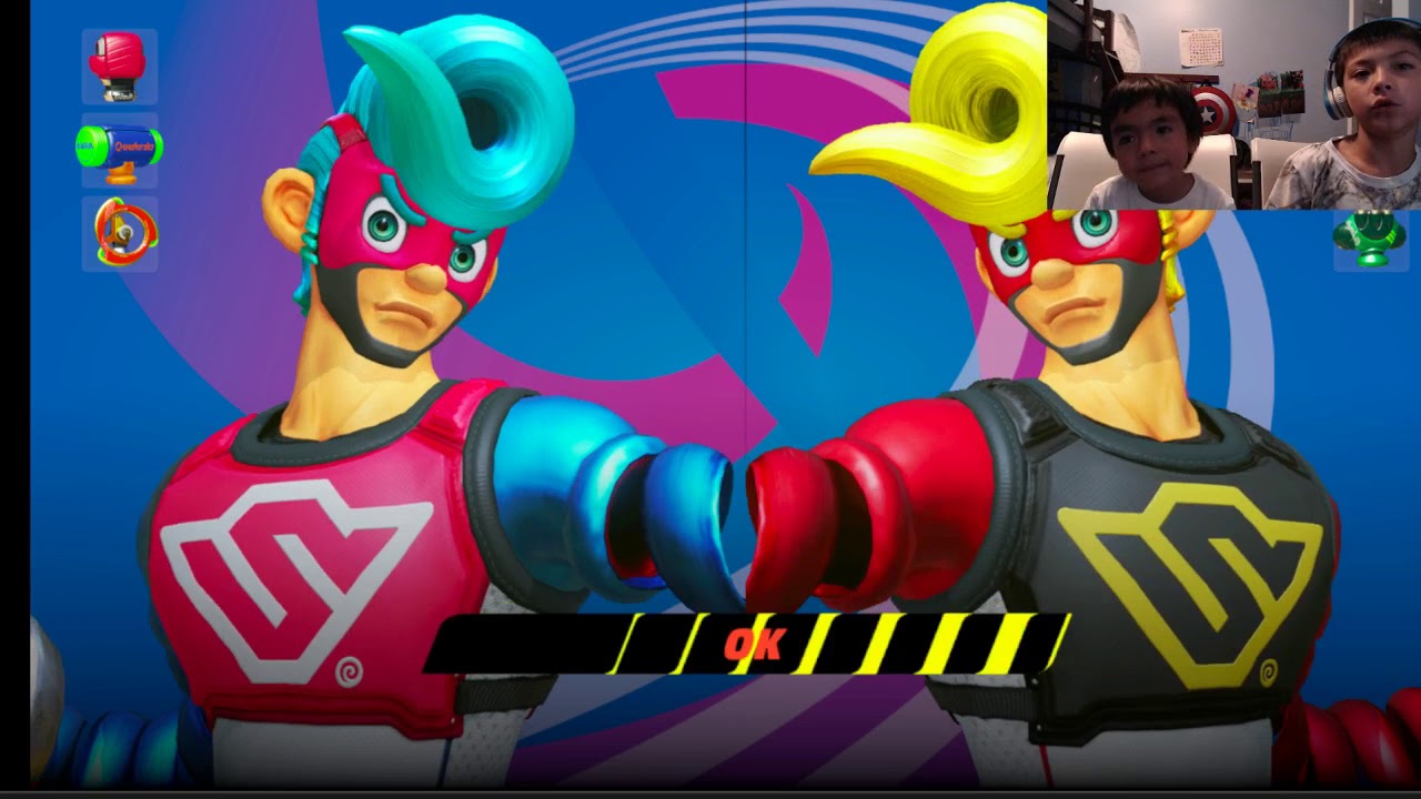 Ammon and Miles plays arms - YouTube