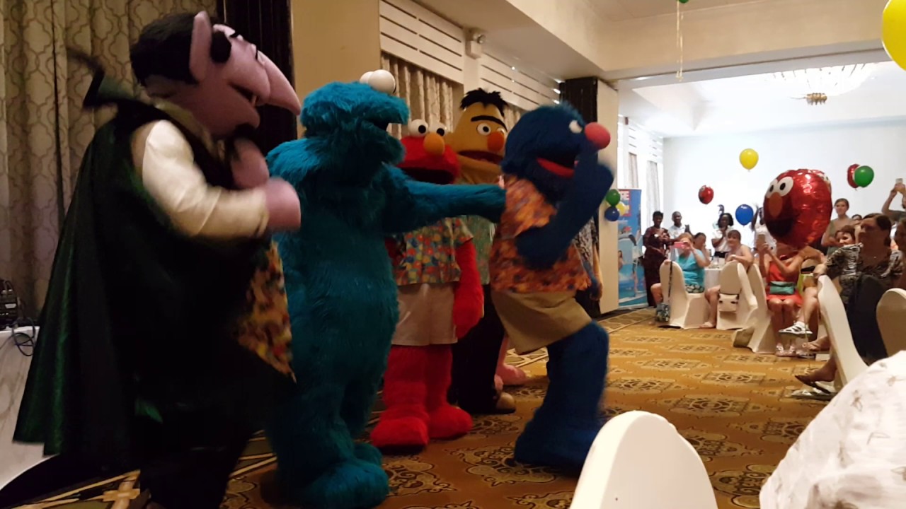 Beaches Ocho Rios Sesame Street Grover Dancing - YouTube