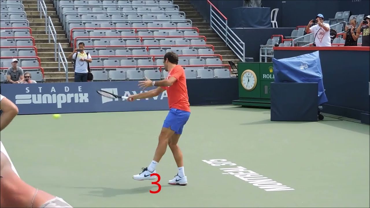 Roger_Federer 페더러 포핸드🎾open_stance 이렇게 치고 싶다. 오픈스탠스 따라하기 - YouTube