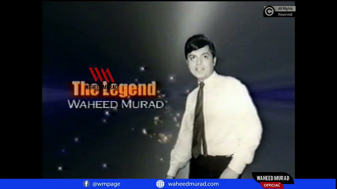 Tribute To The Legend Waheed Murad - Waheed Murad Official - YouTube