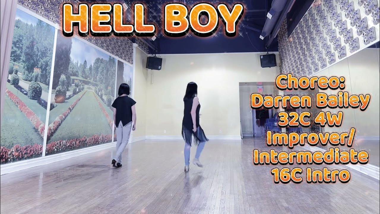 HELL BOY Line Dance | Improver / Intermediate | Darren Bailey - YouTube