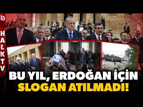 BU KEZ SLOGAN YOK, ALKIŞ VAR! Erdoğan’ın Anıtkabir ziyaretinde ezber bozan görüntüler!