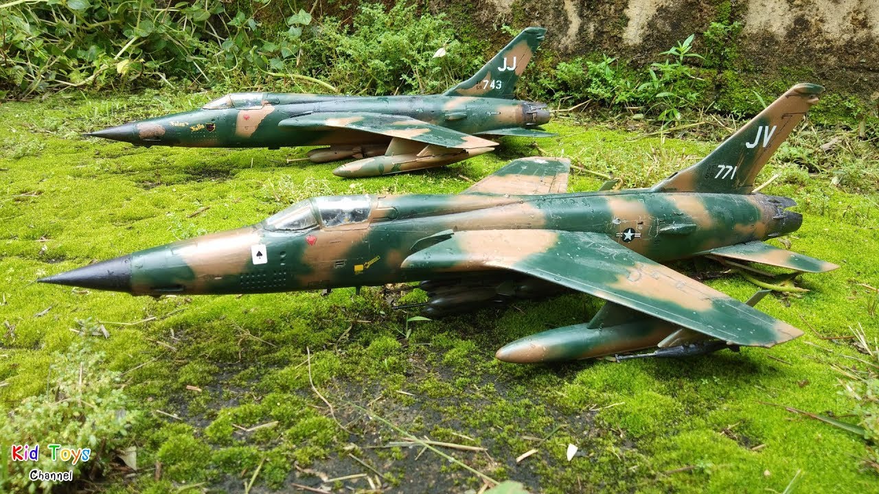 F-105 Thunderchief Plastic & Diecast Aircraft Model Kit Toys for ...