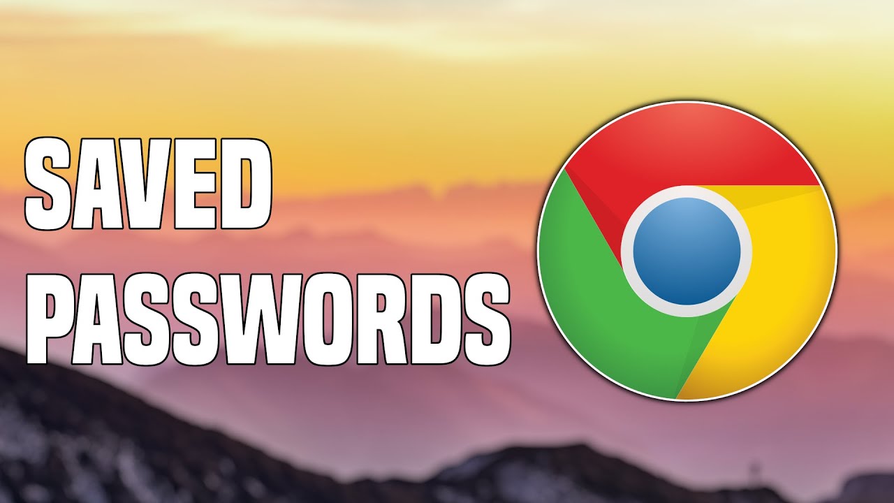 How To Check Saved Google Chrome Passwords YouTube How To Check Saved Google Chrome Passwords YouTube
