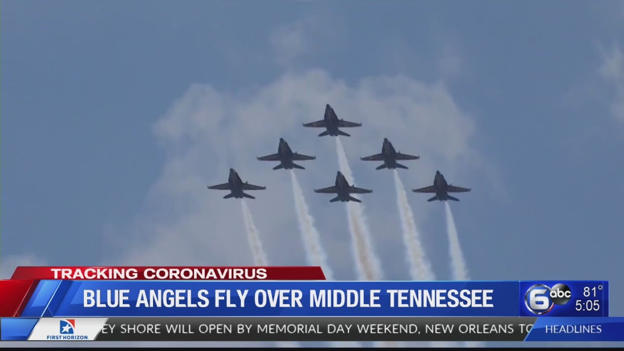 Blue Angels fly over Middle Tennessee - YouTube