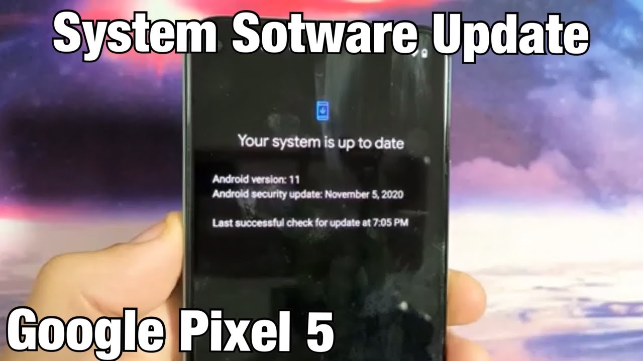 Pixel 5: How to do System Software Update - YouTube