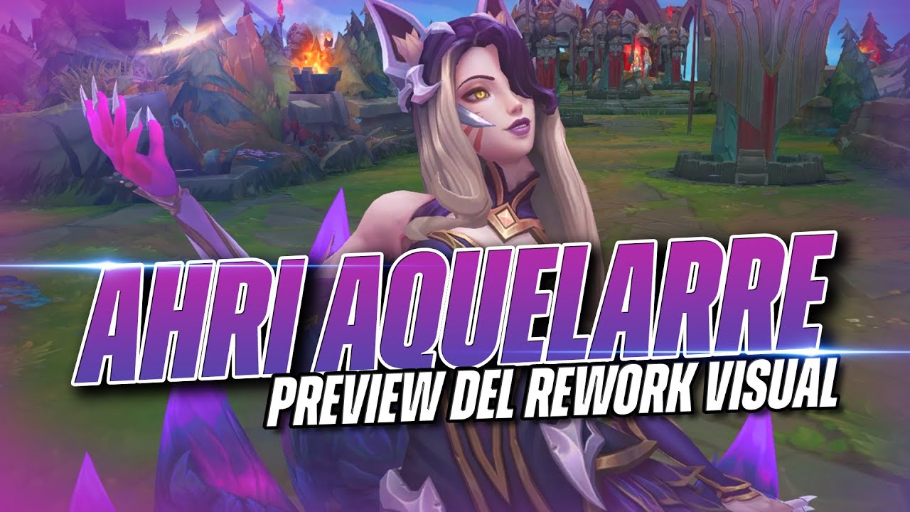 Ahri AQUELARRE - La OSCURIDAD De AHRI - AHRI ASU - Rework Visual ...
