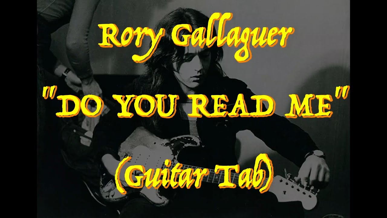Rory Gallaguer - “Do You Read Me” - Guitar Tab ♬ - YouTube