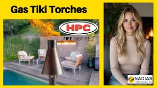 HPC Fire Gas Tiki Torches – SmartARC Ignition for Effortless Outdoor Ambiance!