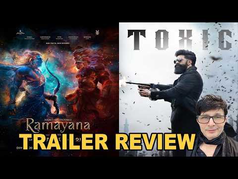FILM TOXIC, RAMAYANA Trailer review | KRK #ramayanatrailer #toxictrailer #krkreview #krk #ranbir 