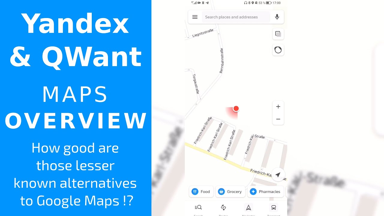 Yandex & Qwant Maps - Overview - YouTube