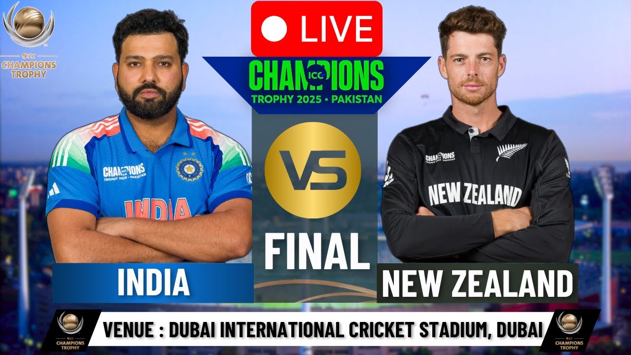 LAST 10 OVERS IND vs NZ LIVE | Live Cricket Match Today - YouTube