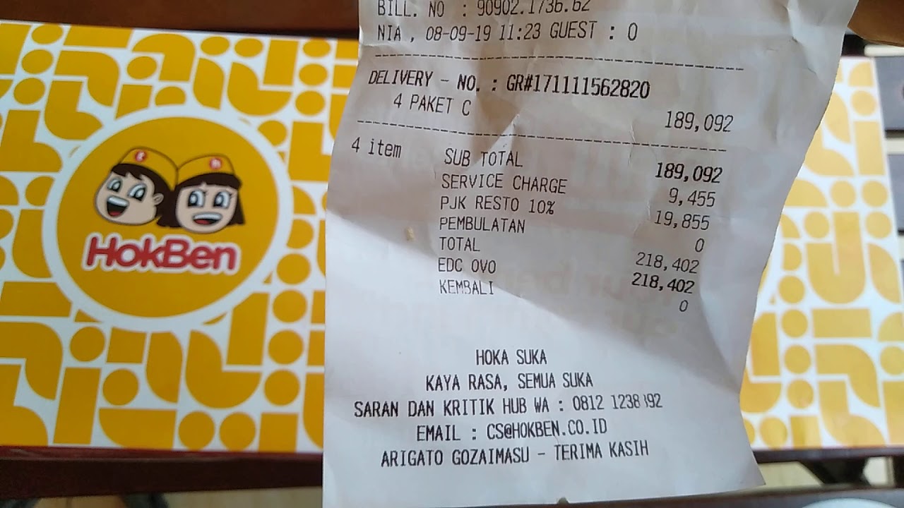 Paket C HokBen - YouTube