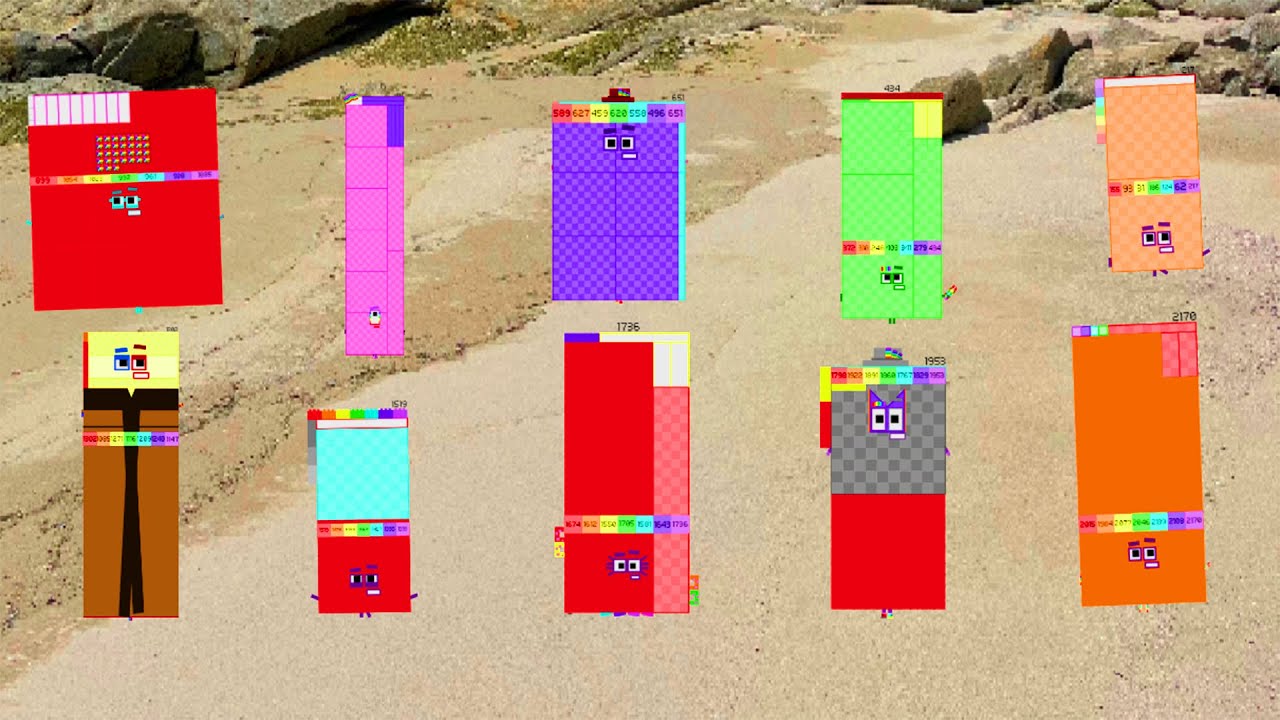 Numberblocks Band Retro 217's 1 to 10 - YouTube