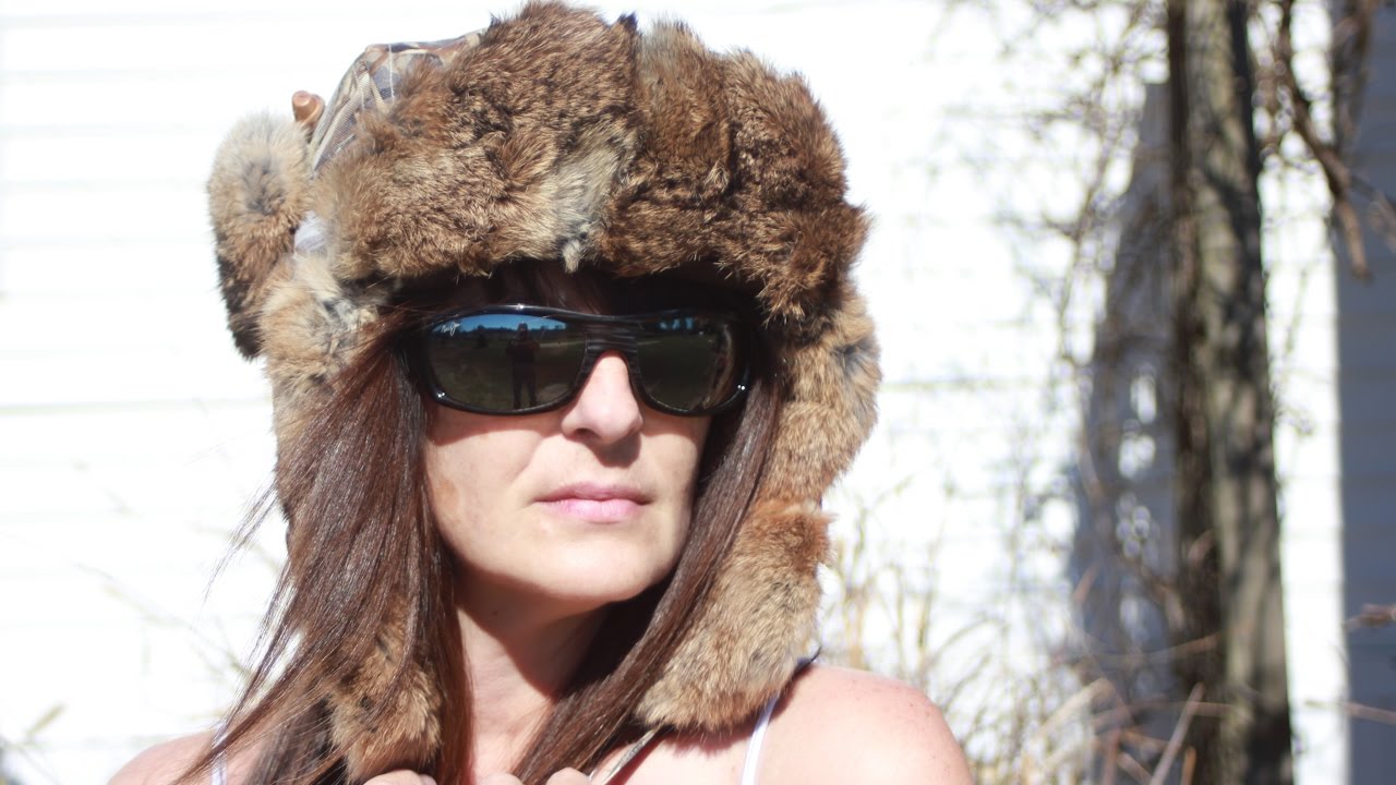 DIY Rabbit Hide Trapper Hat - YouTube