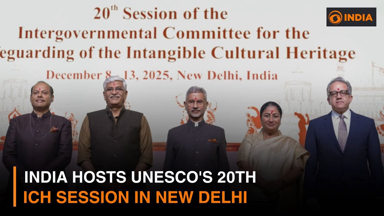 India hosts UNESCO's 20th ICH Session in New Delhi - YouTube