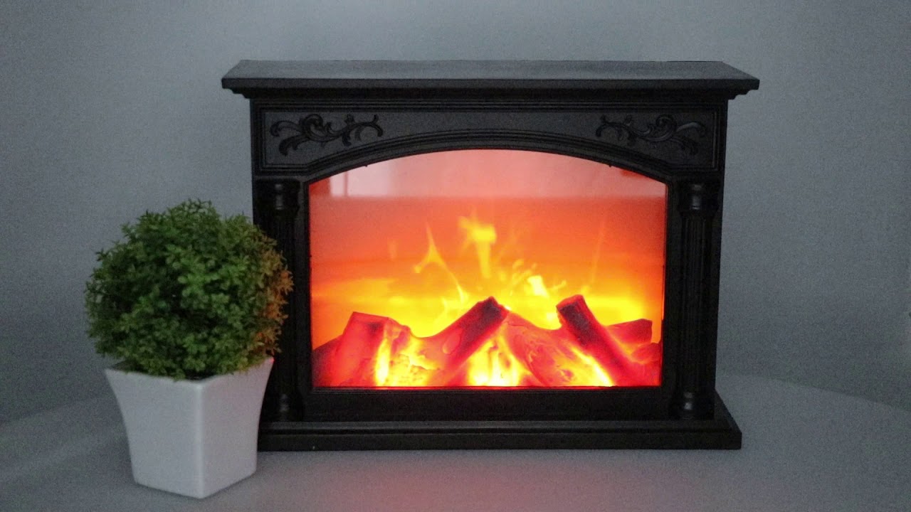 Lampion LED Przenośny Kominek Elektryczny Imitujący Płomienie ...