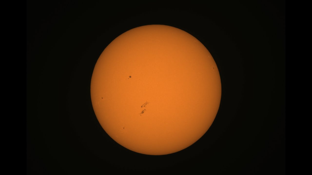 Live observation of Sun with a Stellina smart telescope (22/3/2024 ...