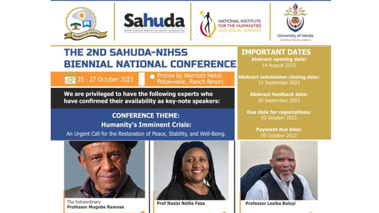 THE 2ND SAHUDA NIHSS-BIENNIAL NATIONAL CONFERENCE DEANS ROUND TABLE ...
