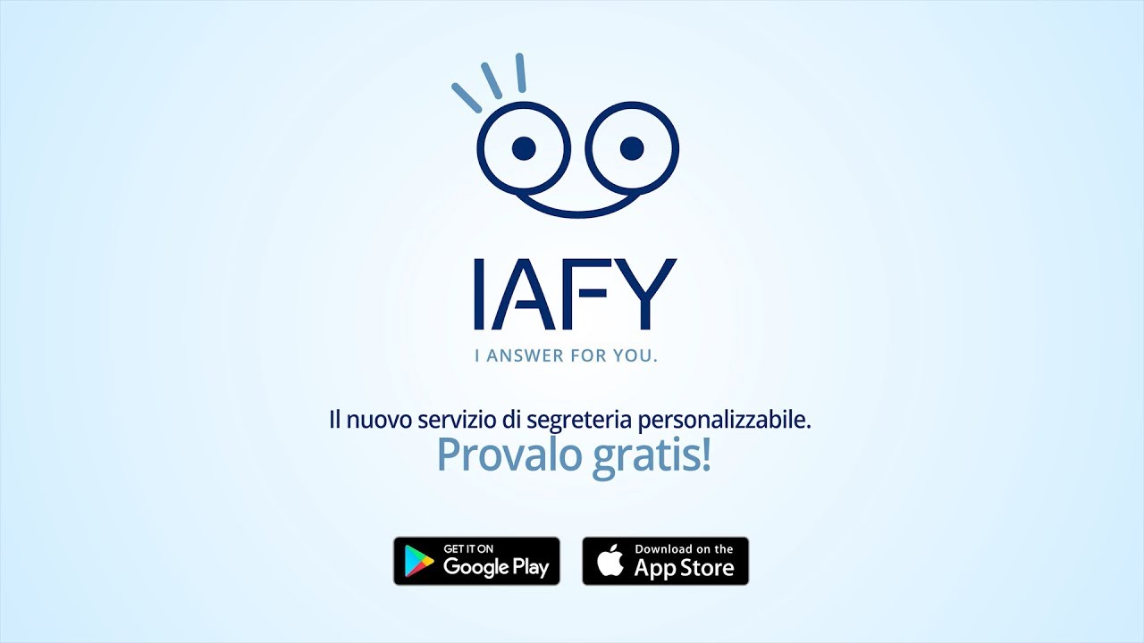 Video promozionale IAFY - YouTube